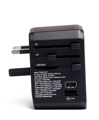 3 Port USB Power Adapter - Electronics - Tumi United States
